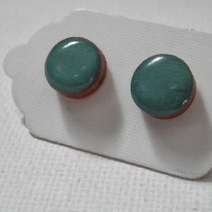 Grayed Jade Earrings greyed Jade Studs Gray Jade Earrings - Etsy