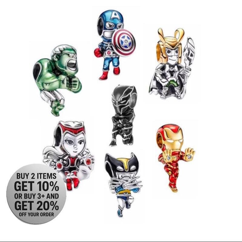 Marvels Charms - Etsy