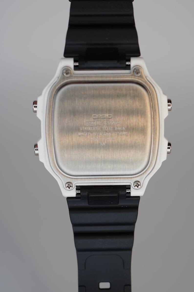 White NASA Space Shuttle Custom Casio Royale AE1200 Watch Mod: Blue ...