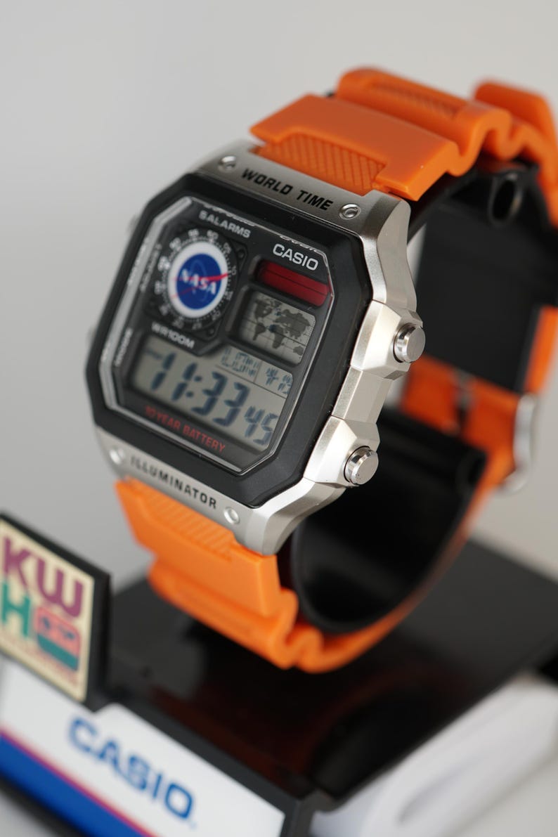 NASA Space Custom Casio Royale AE1200 Watch Mod - Etsy
