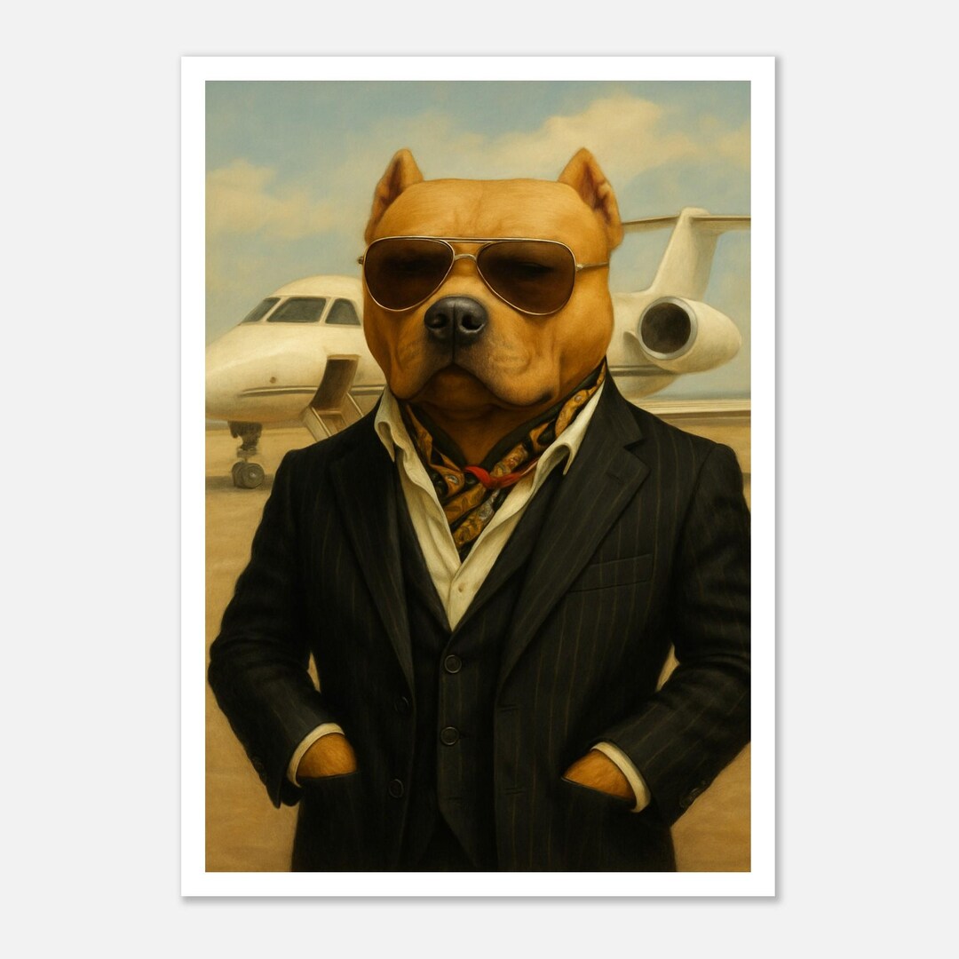 Pitbull Rapper Art Print: Mr. Worldwide Inspired, Semi-glossy Poster - Etsy