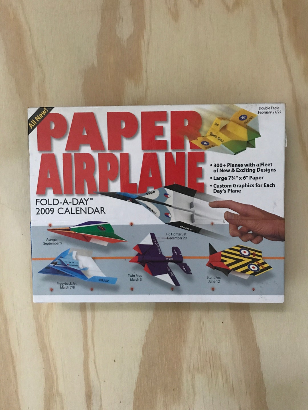 2009 Folding Paper Airplanes Page-a-day Calendar - Etsy