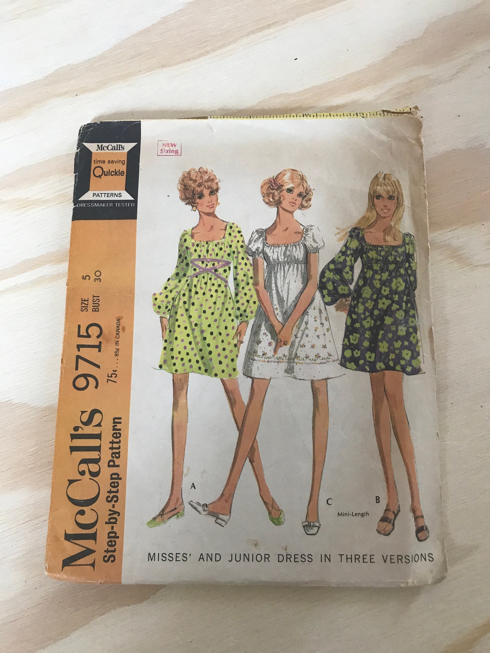 Vtg 1960-1970’s Mccall’s Sewing Pattern/miss,teen,girl YOU CHOOSE - Etsy