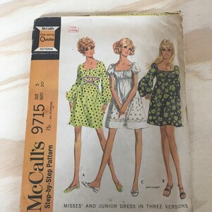 Vtg 1960-1970’s Mccall’s Sewing Pattern/miss,teen,girl YOU CHOOSE - Etsy