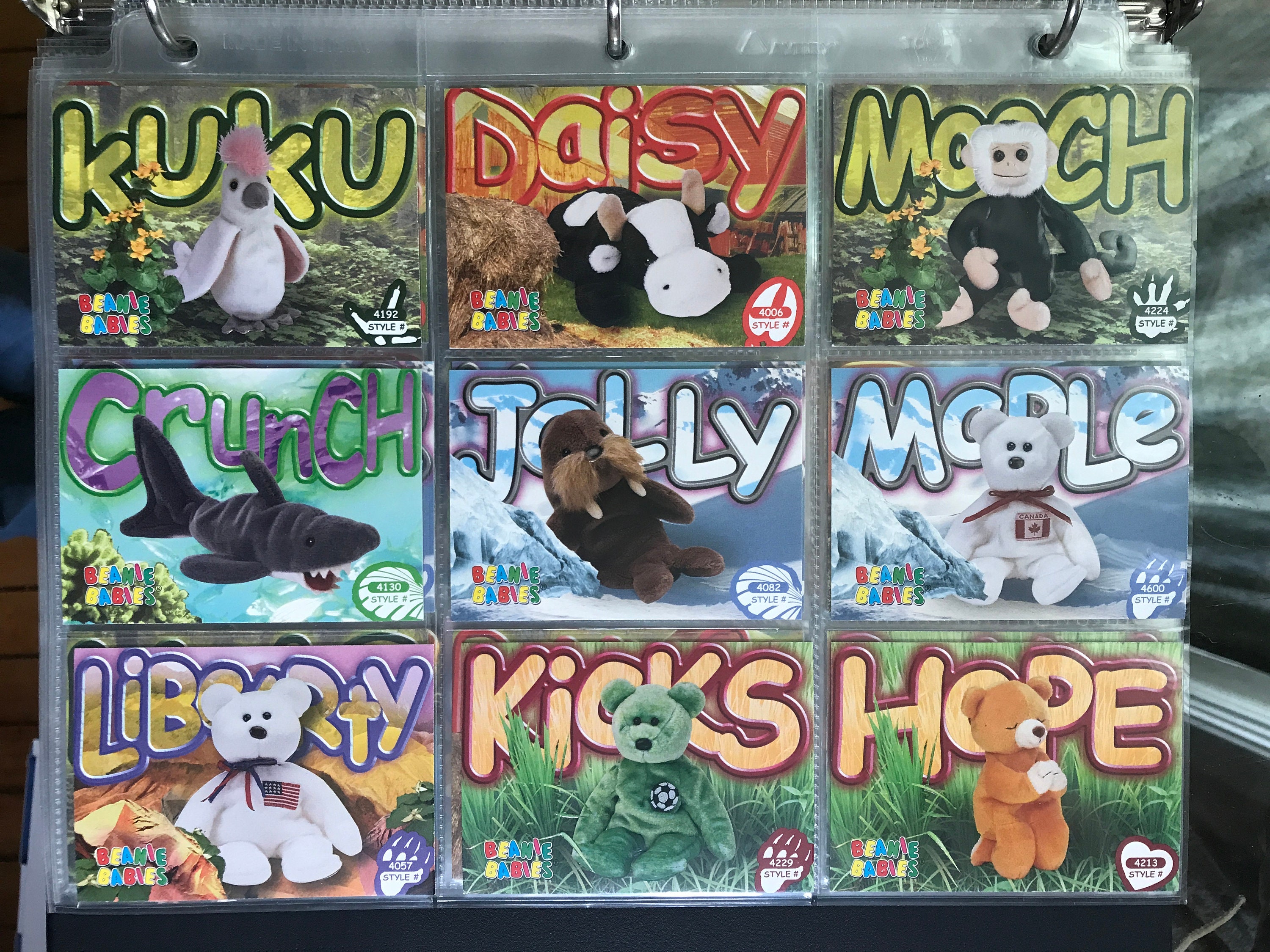 Ty Beanie Babies Collector Cards/ 2cnd Edition Series 3 1999/YOU CHOOSE ...