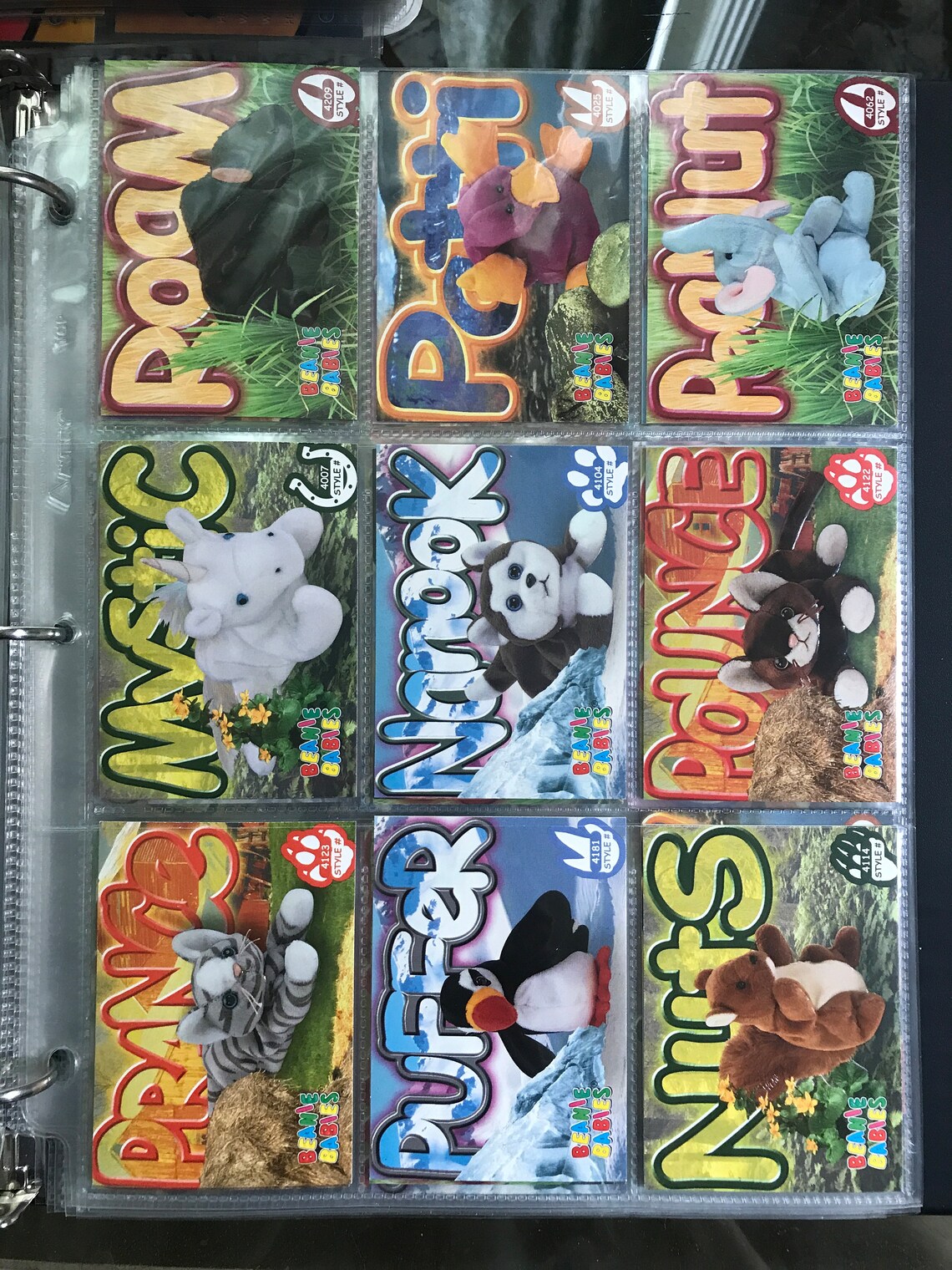 Ty Beanie Babies Collector Cards/ 2cnd Edition Series 3 1999/YOU CHOOSE ...