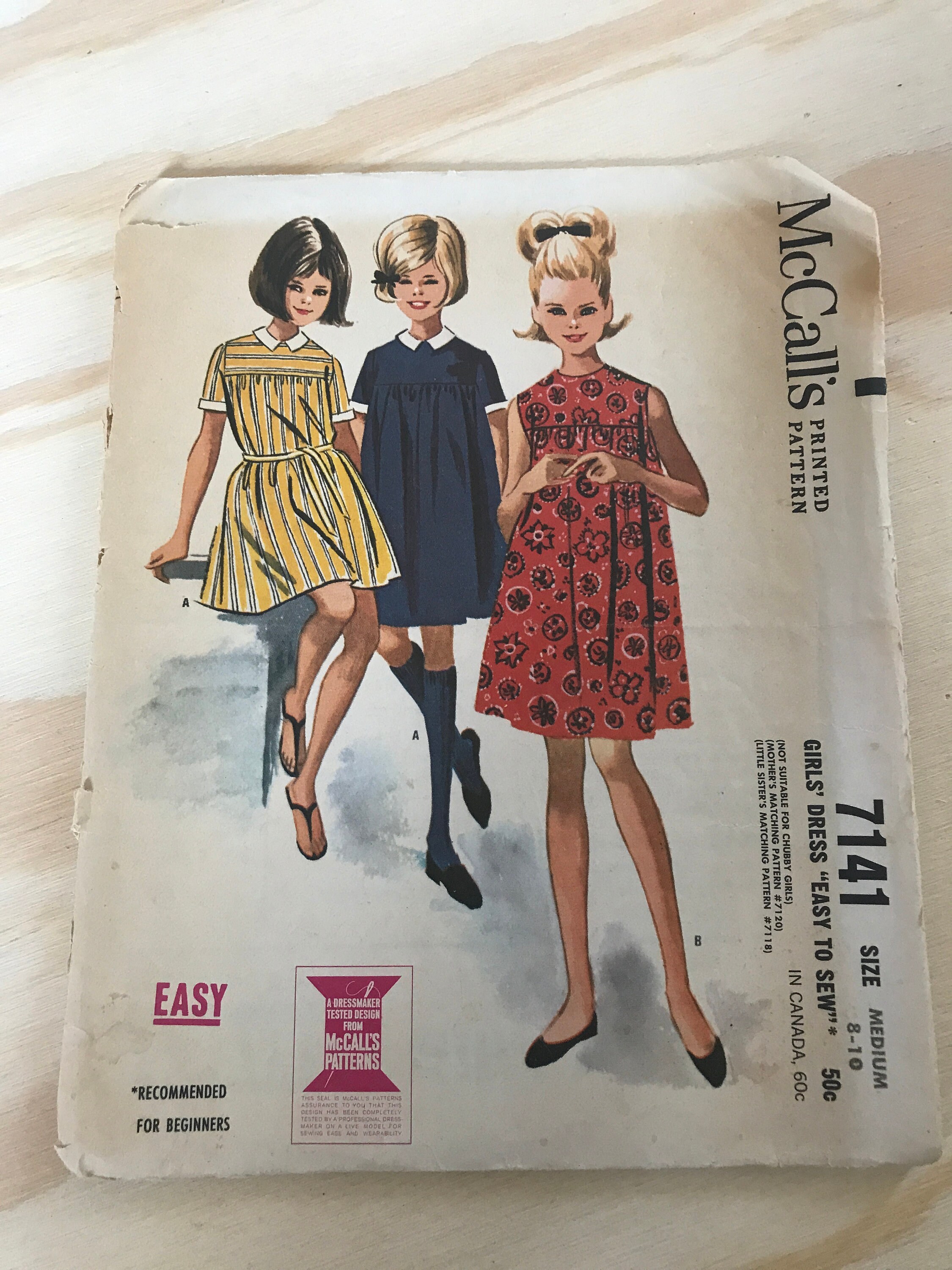 Vtg 1960-1970’s Mccall’s Sewing Pattern/miss,teen,girl YOU CHOOSE - Etsy