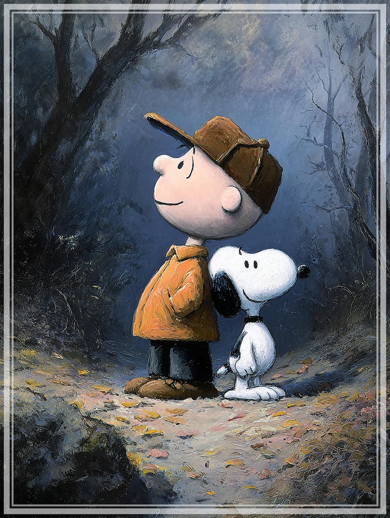 Charlie Brown and Snoopy Giclee Print, Hand-signed Limited Edition - Etsy