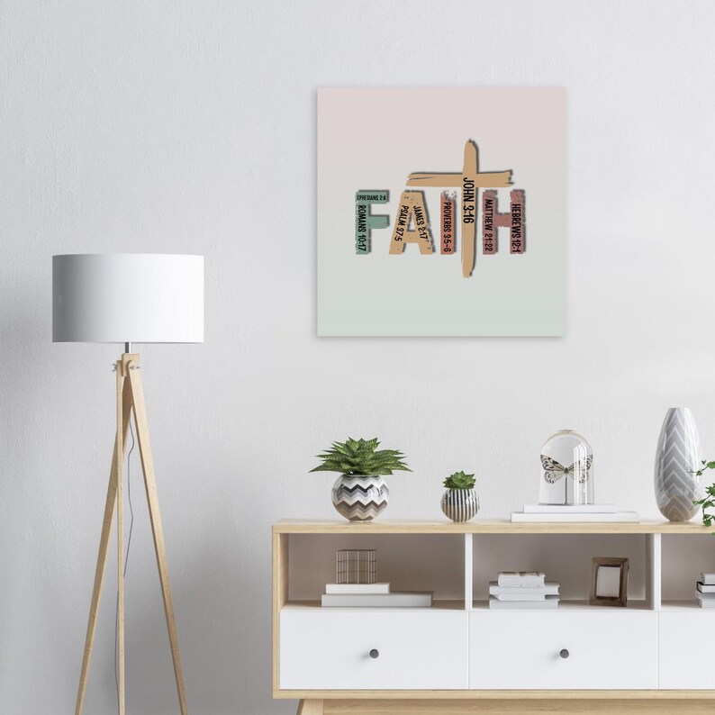 Faith Various Scripture | Premium Semi-glossy POSTER PRINT | Faith ...