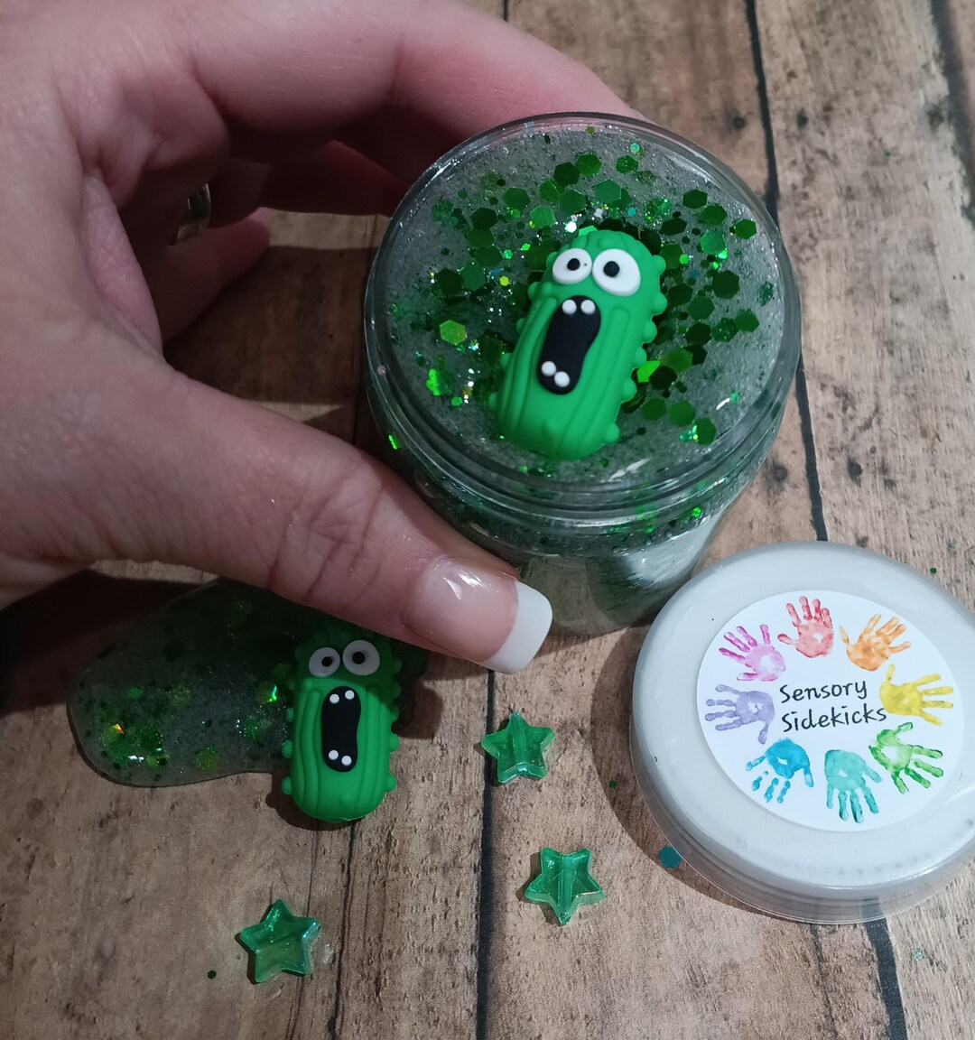 Screaming Pickle Slime - Etsy