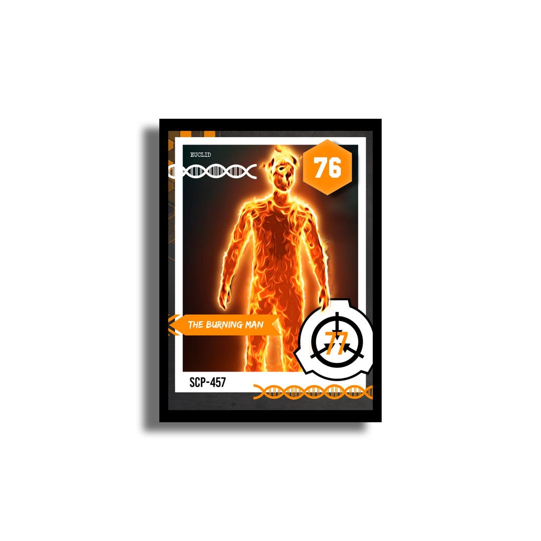 SCP Foundation Trading Cards - Series 1 - SCP 457 - Etsy