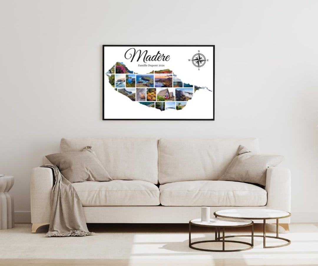 Madeira Family Trip Souvenir Card - Etsy
