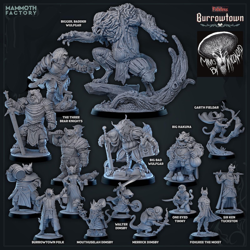 Mousefolk Ttrpg Mini - Etsy
