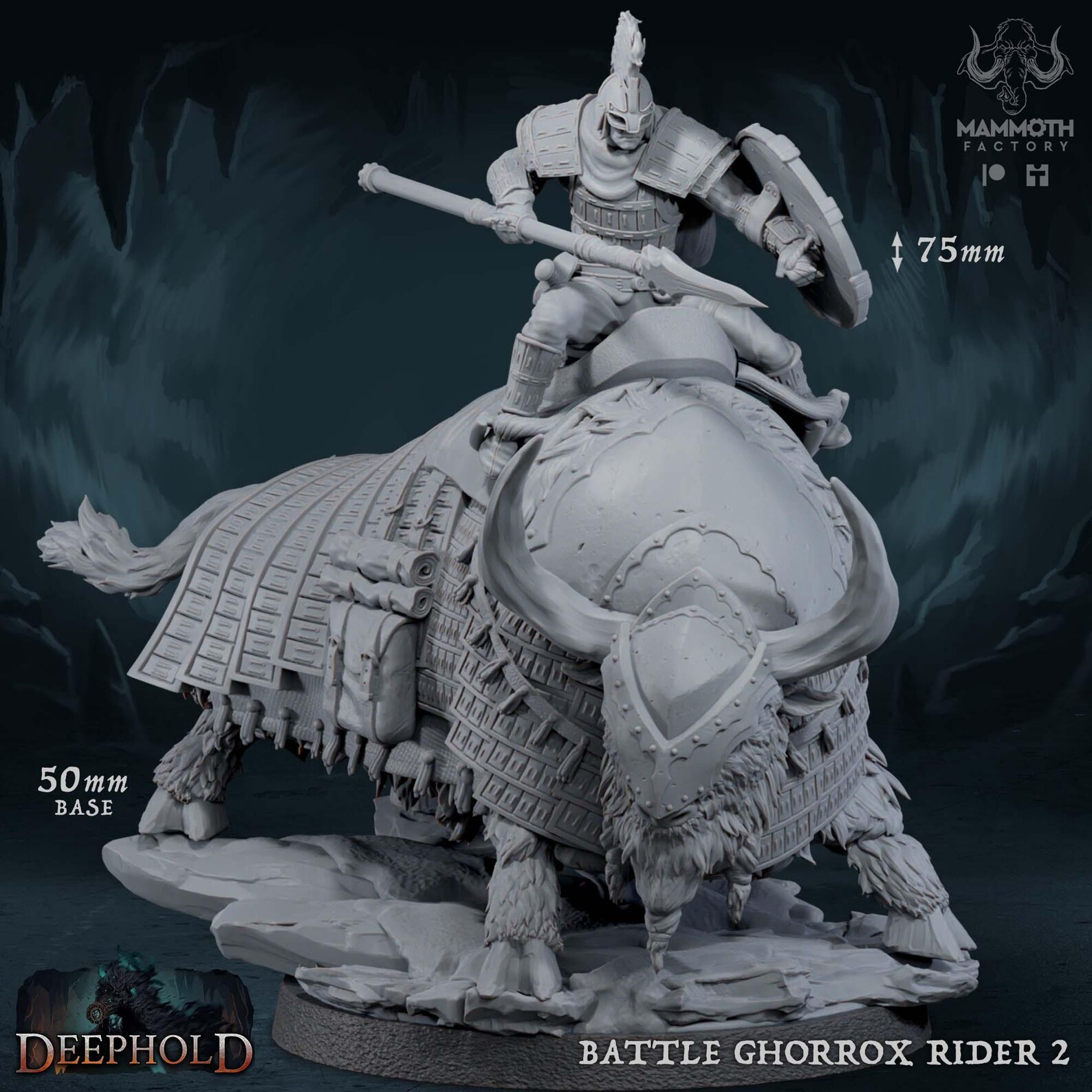Mammoth Factory, Deephold | TTRPG Minis | Dnd | War Buffalo | Noble ...
