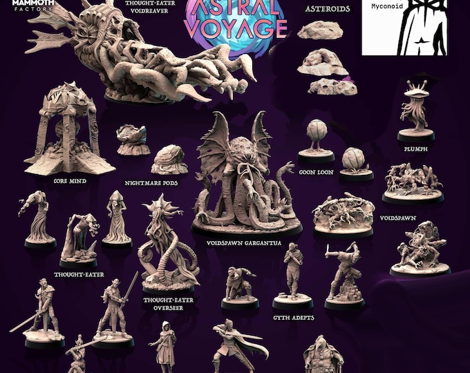 Mammoth Factory, Astral Voyage | TTRPG Minis Dnd | Gith | Mind Flayer ...