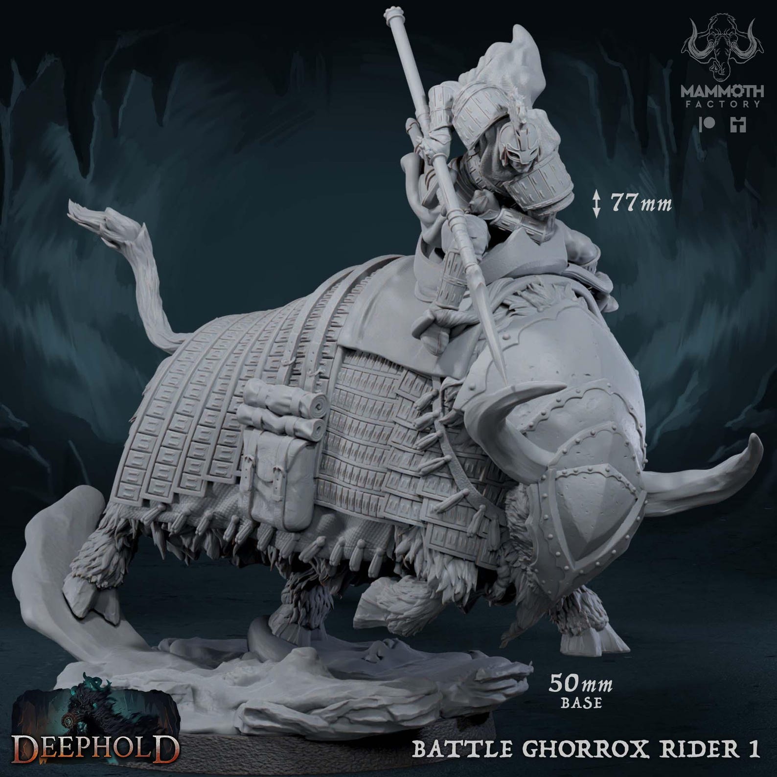 Mammoth Factory, Deephold | TTRPG Minis | Dnd | War Buffalo | Noble ...
