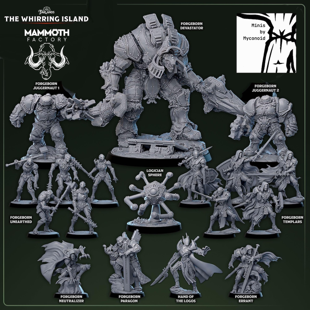 Mammoth Factory, Whirring Island | TTRPG Minis | Dnd Pathfinder ...