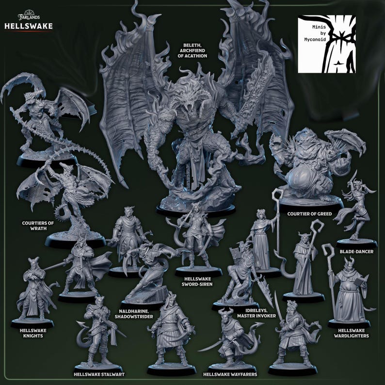 Mammoth Factory, Hellswake | TTRPG Minis | Dnd Pathfinder Shadowdark ...