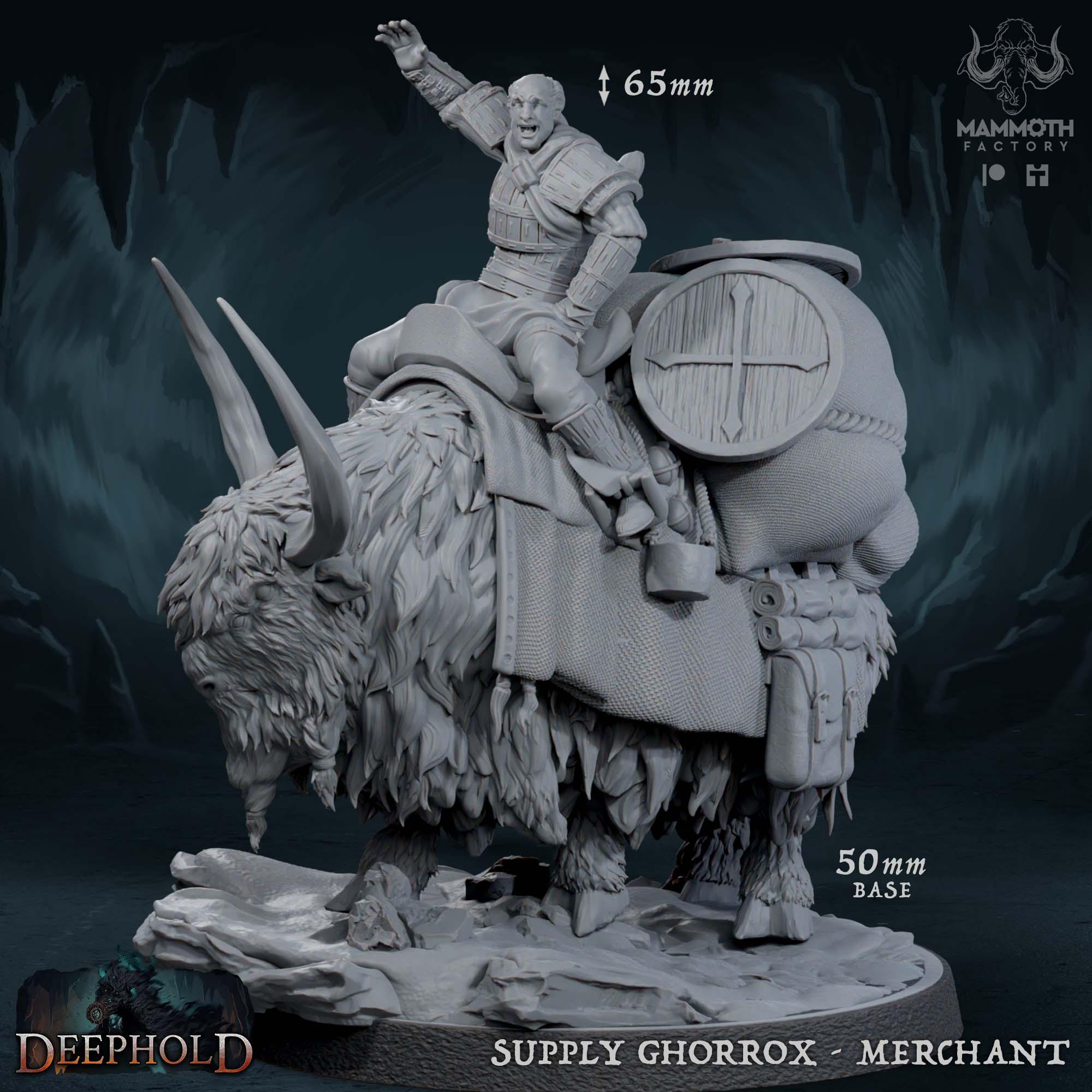 Mammoth Factory, Deephold | TTRPG Minis | Dnd | War Buffalo | Noble ...