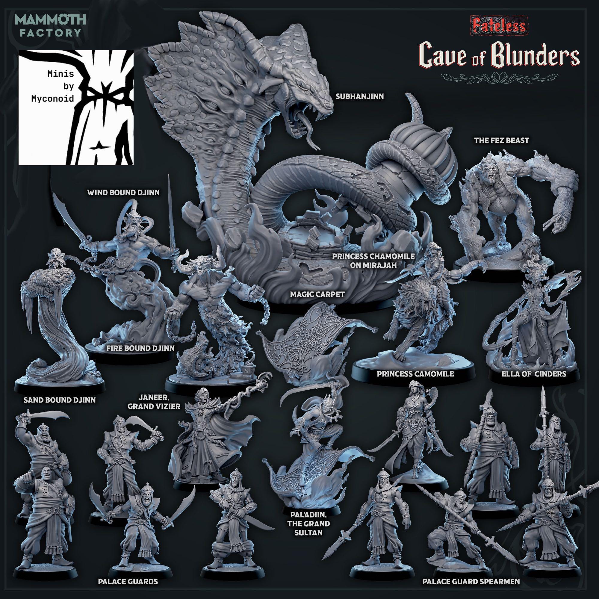Mammoth Factory, Cave of Blunders | TTRPG Minis | Dnd Pathfinder ...