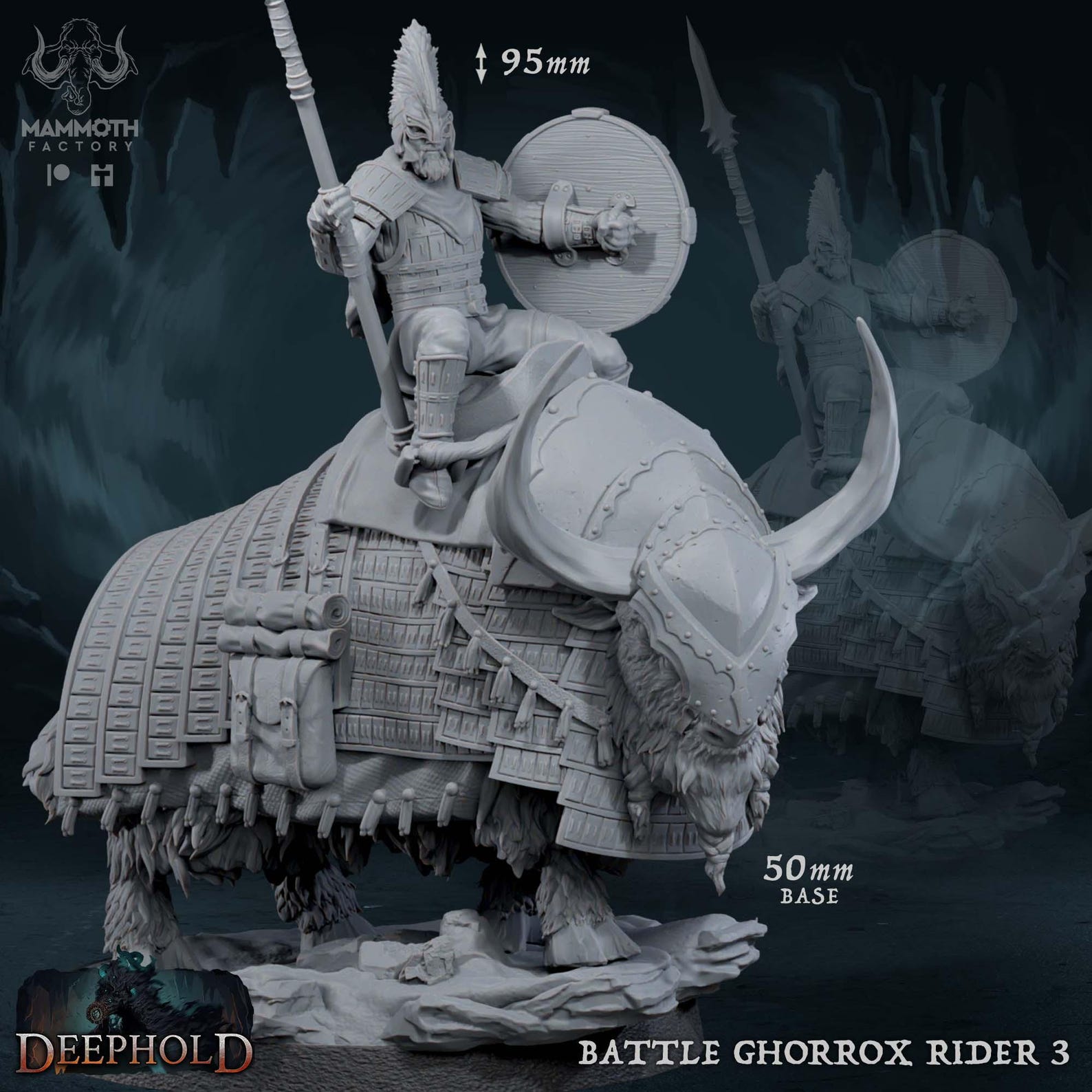 Mammoth Factory, Deephold | TTRPG Minis | Dnd | War Buffalo | Noble ...