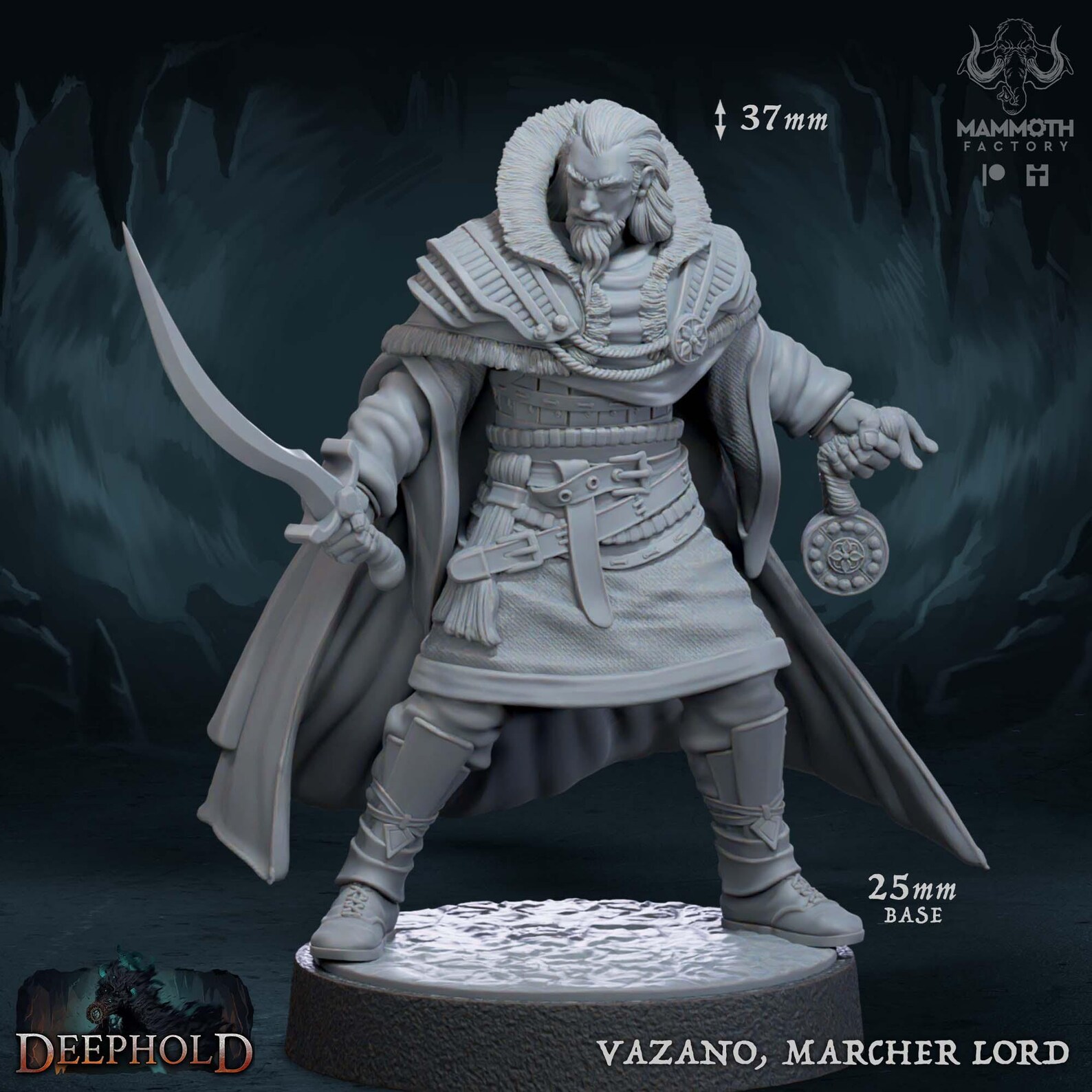 Mammoth Factory, Deephold | TTRPG Minis | Dnd | War Buffalo | Noble ...