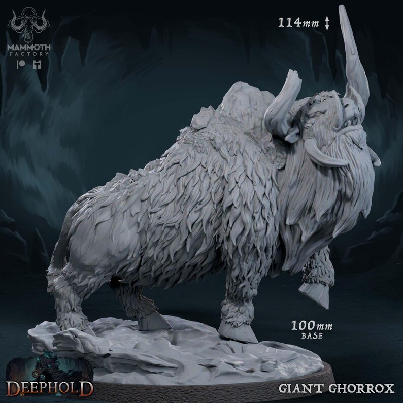 Mammoth Factory, Deephold | TTRPG Minis | Dnd | War Buffalo | Noble ...