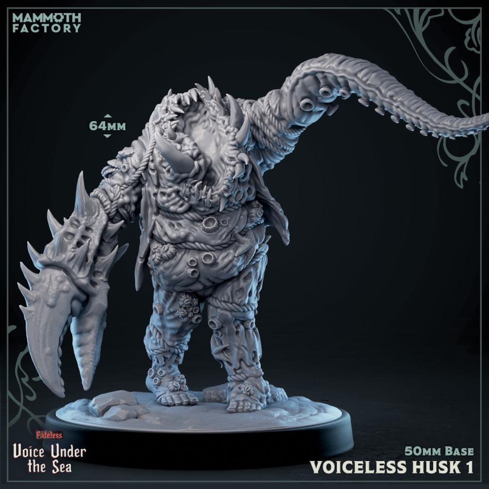 Mammoth Factory, Voice Under the Sea | TTRPG Minis | Dnd Pathfinder ...