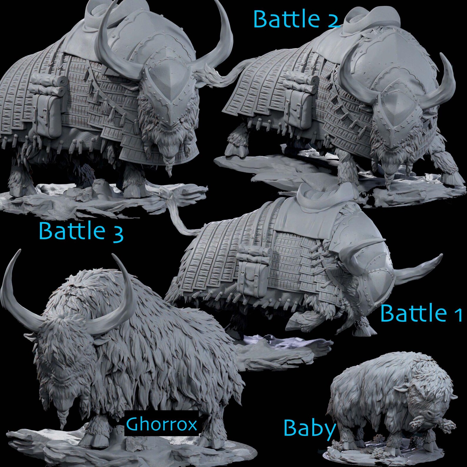 Mammoth Factory, Deephold | TTRPG Minis | Dnd | War Buffalo | Noble ...