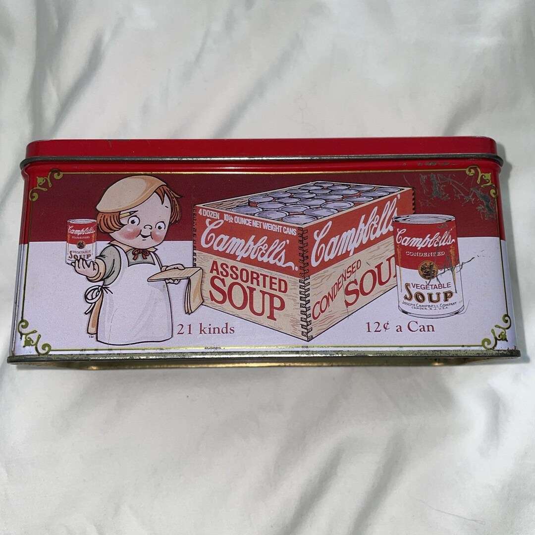 Campells Soup Vintage Collectibles Tin EMPTY 6.5x3x3" - Etsy