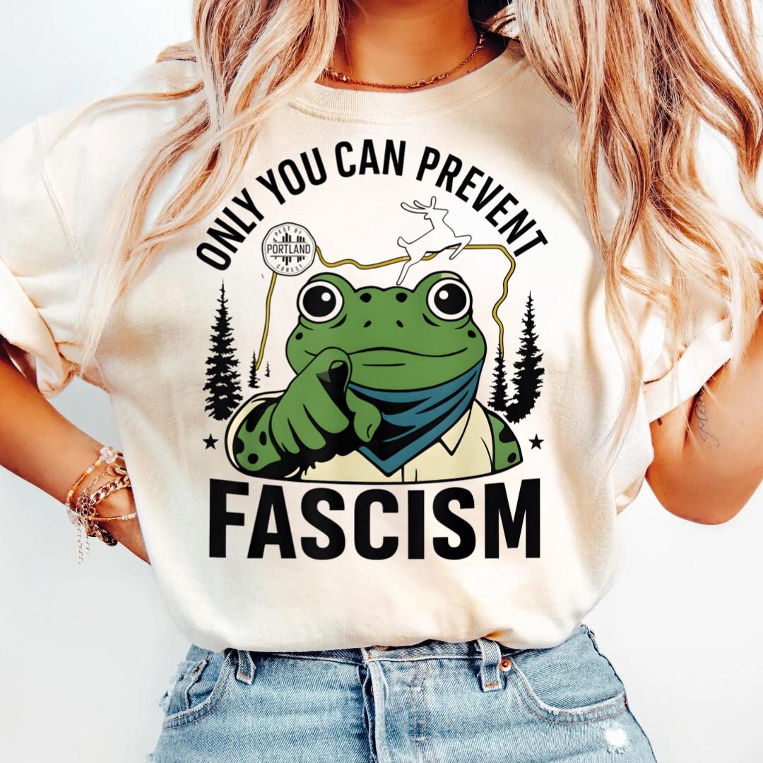 Anti-fascist Frog Art PNG: Political Protest Graphic (digital Download ...