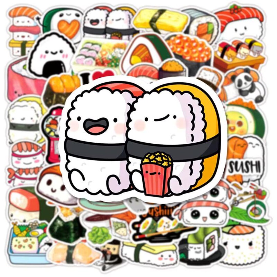 Sushi Sticker Pack - Etsy