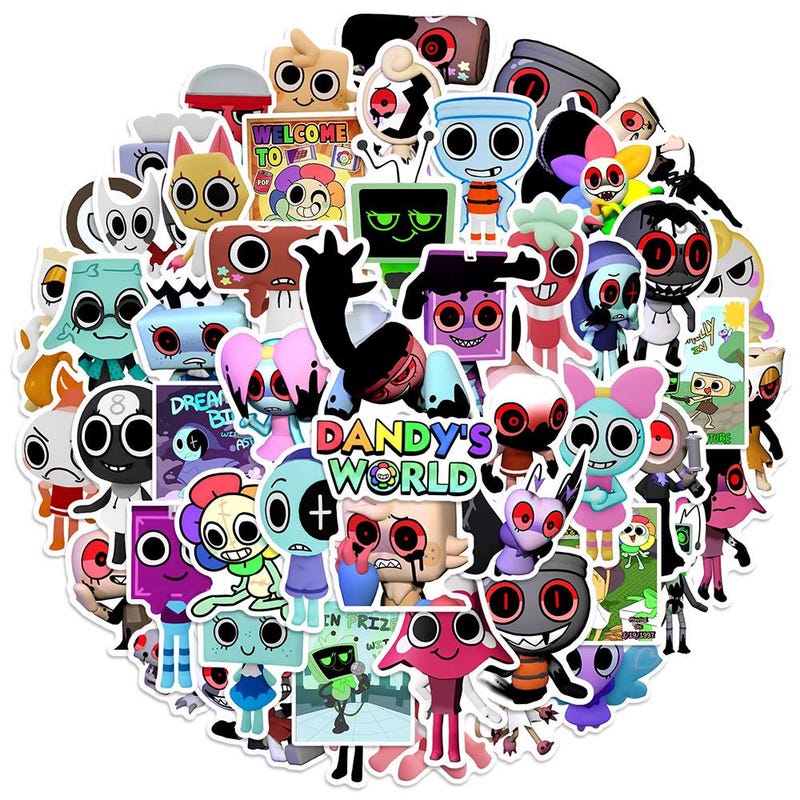 Dandy World Stickers - Etsy