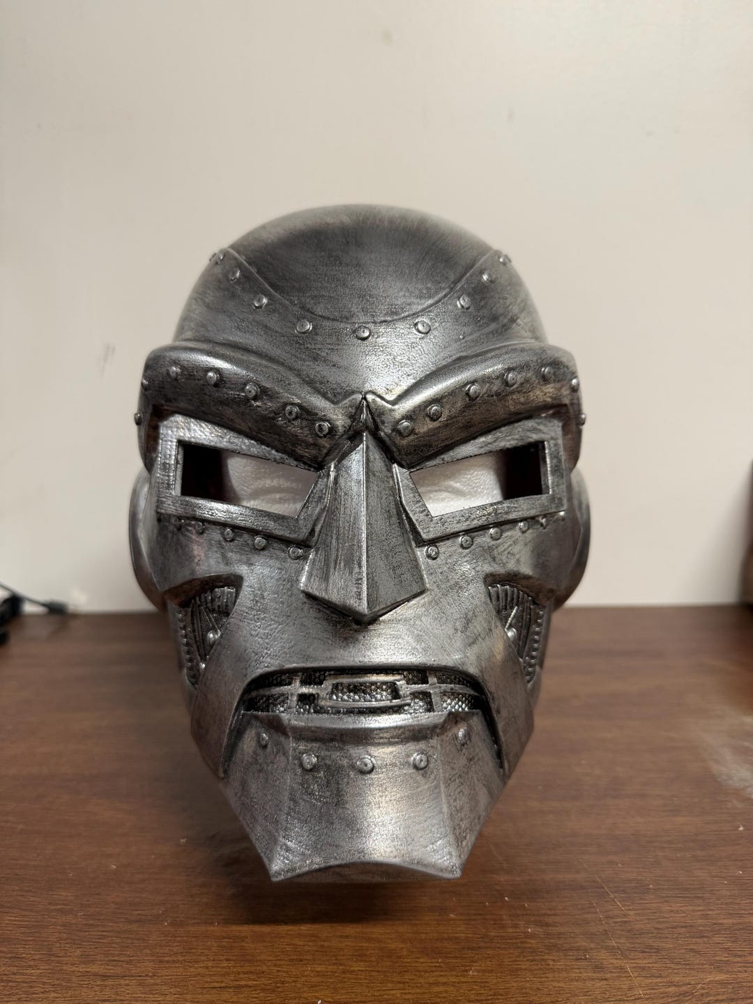 3d Printed Doctor Doom Helmet - Etsy