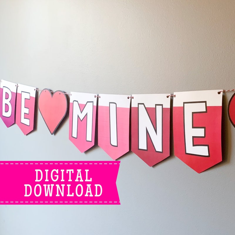 Valentine Banner - Etsy