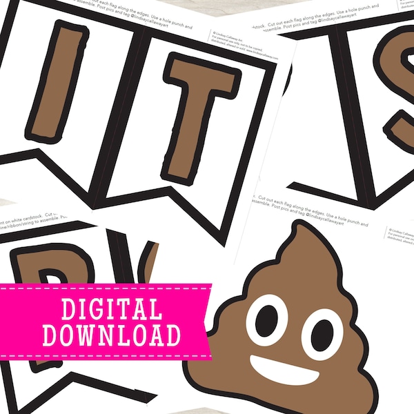 Poop Party - Etsy