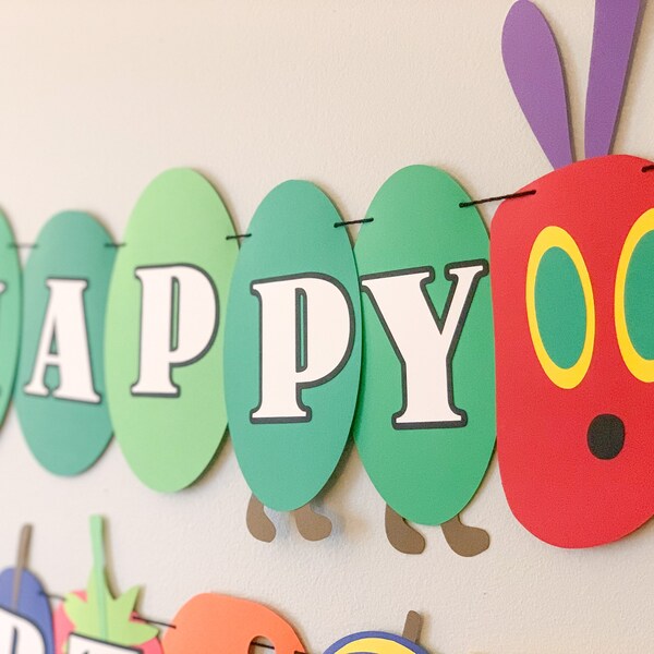 Hungry Caterpillar Banner - Etsy