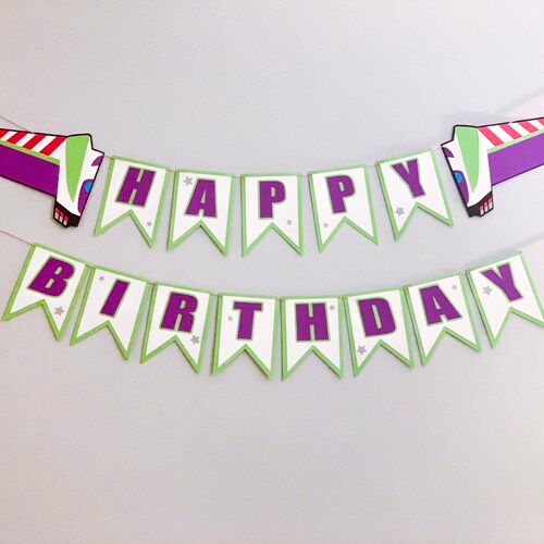 Two Infinity and Beyond Birthday Buzz Banner Printable - Etsy