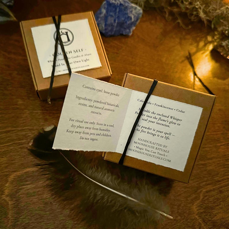Golden Self Whisper Powder • Confidence Ritual Dust • Clarity ...