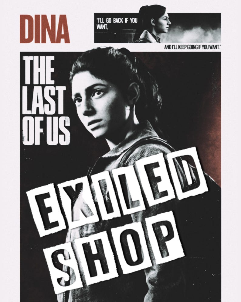 The Last of Us Character Posters, Video Game Wall Art - Etsy