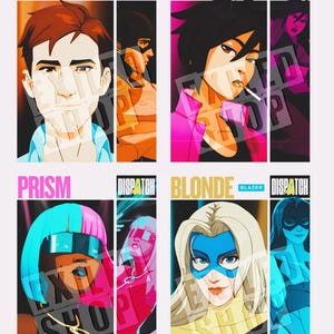 Dispatch Character Posters, Video Game Wall Art - Etsy