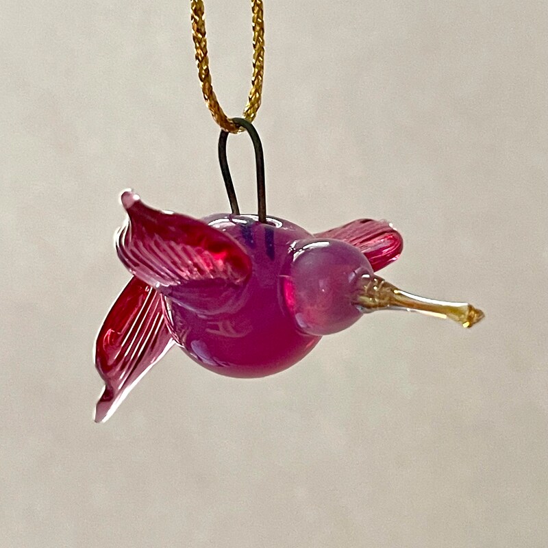 Glass Hummingbird - Etsy