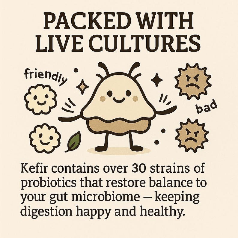 Live Milk Kefir Grains 10g: DIY Probiotic Starter Kit - UK Seller - Etsy UK