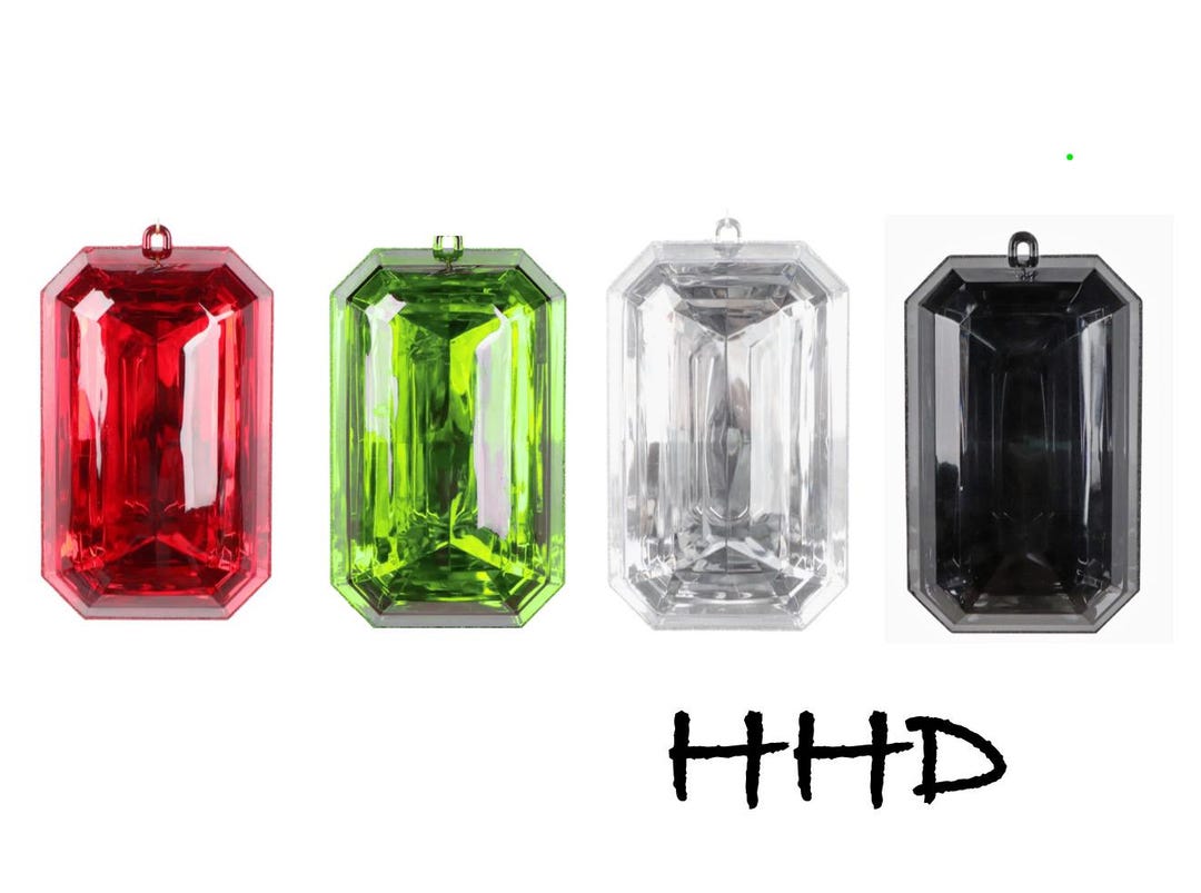 Acrylic Rectangle Jewel Ornament 8”-200MM - Etsy