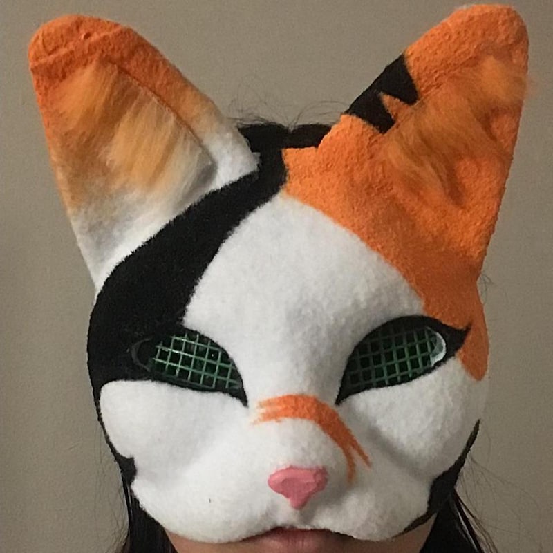 Calico Cat Therian Mask - Etsy