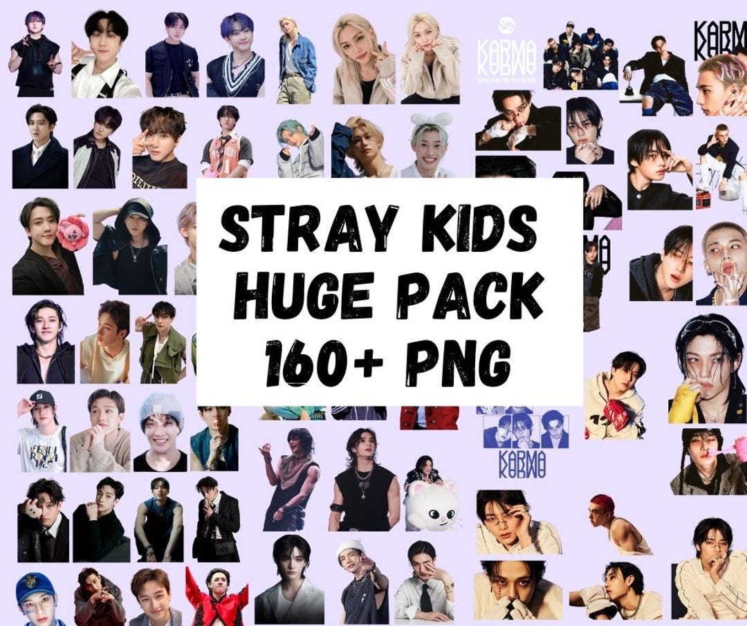 Stray Kids PNG Pack: 160+ Kpop Cutouts (digital Download) - Etsy
