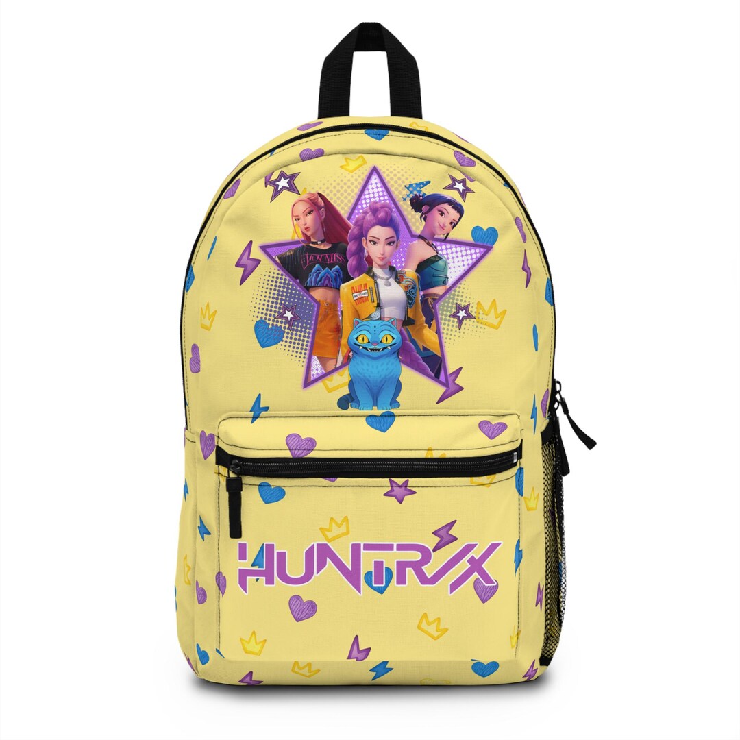 Buy Huntrix K-pop Demon Hunters Backpack in Pastel Yellow, Netflix ...