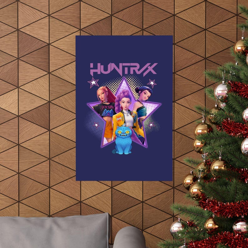 Huntrix K-pop Poster: Anime Girl Group Wall Art - Etsy