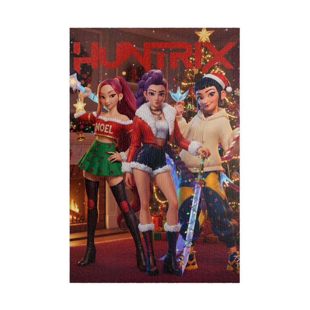 K-pop Demon Hunters Huntrix Holiday Puzzle - Etsy Australia