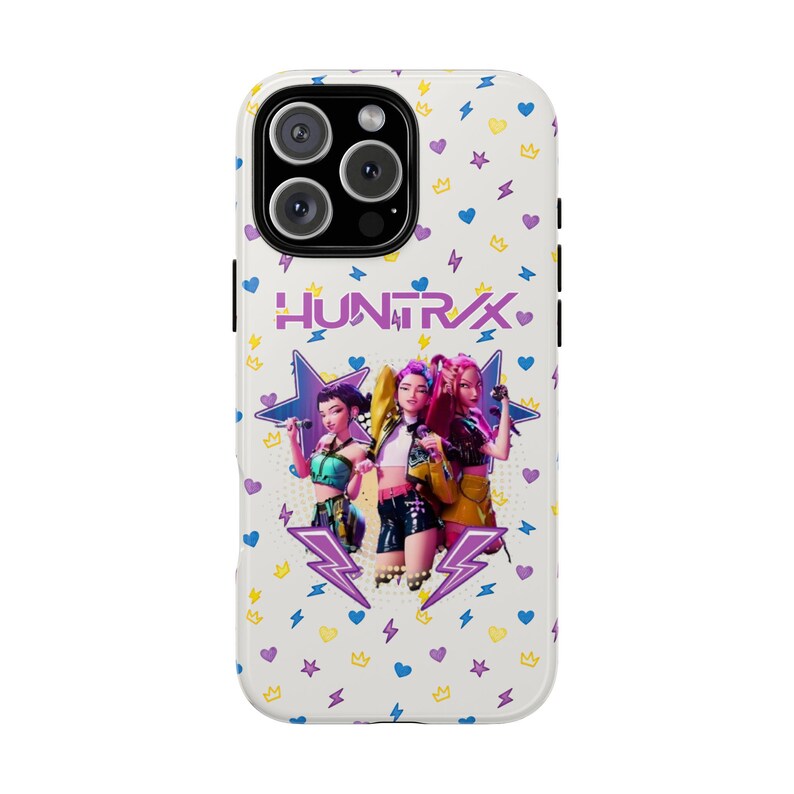 Huntrix K-pop Demon Hunters Protective Phone Case for iPhone 16, 3D ...